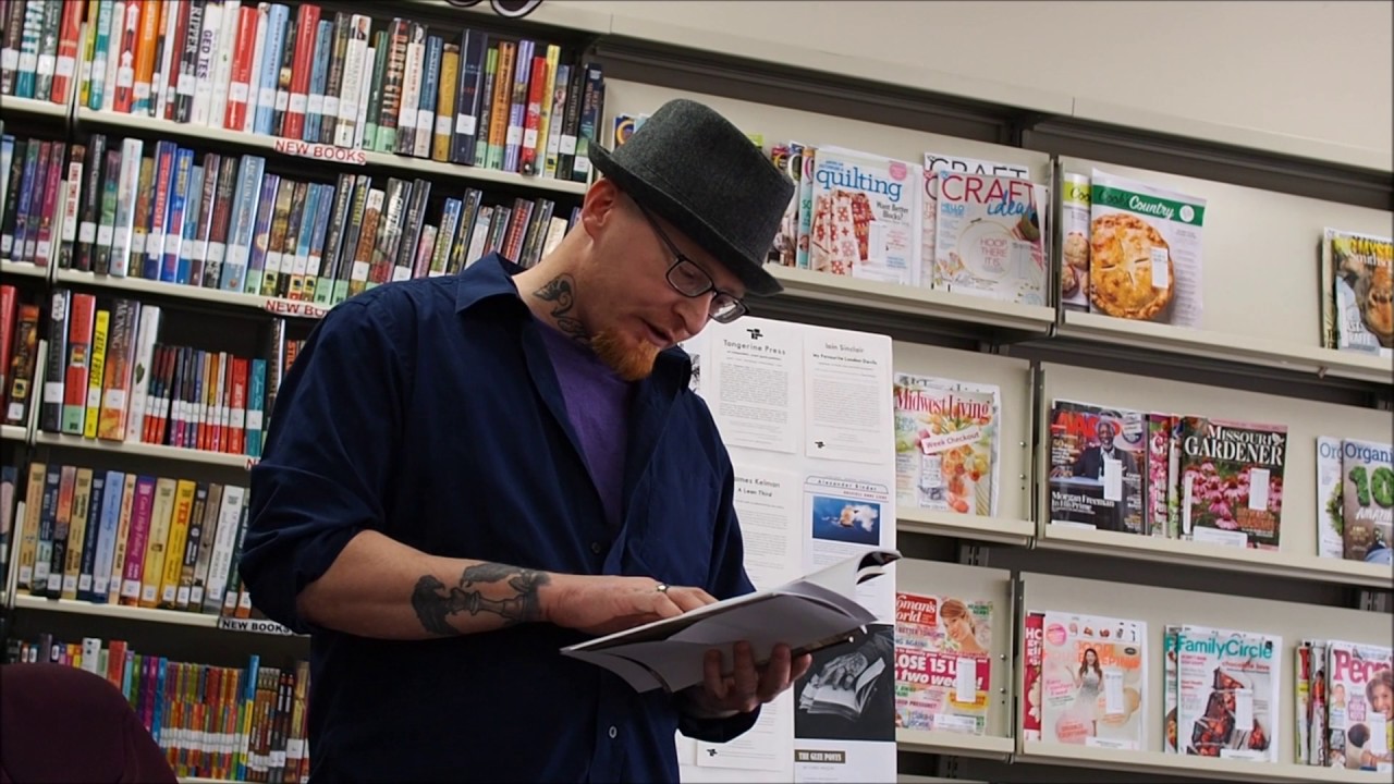 Victor Adam Clevenger reading in Belle, MO 3/25/17 - YouTube