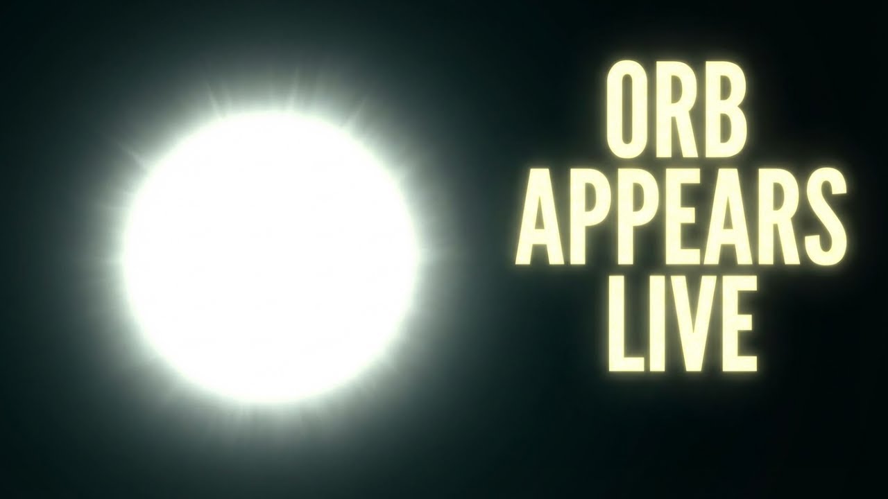 A Glowing Orb Appeared During Our LIVE Show — Did You See It? - YouTube