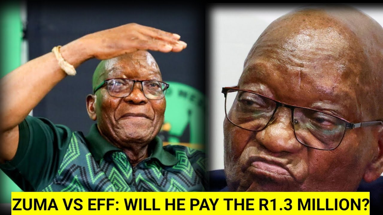 Zuma Refuses to Pay R1.3 Million Debt: EFF Takes Action! - YouTube