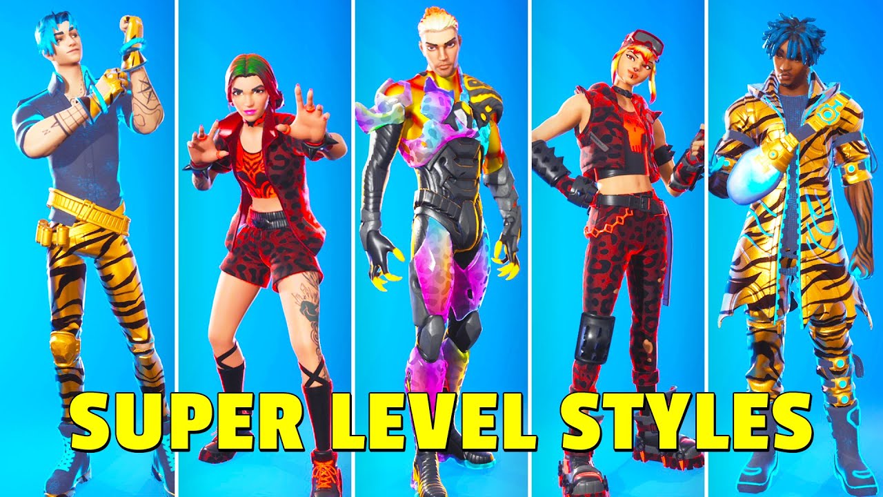 *NEW* Super Level Styles in Chapter 4 Season 3! (Lorenzo, Rian, Trace ...