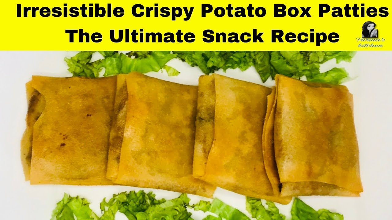 Crispy Potato Box Patties By Farina’s Kitchen | Potato Box Patties ...
