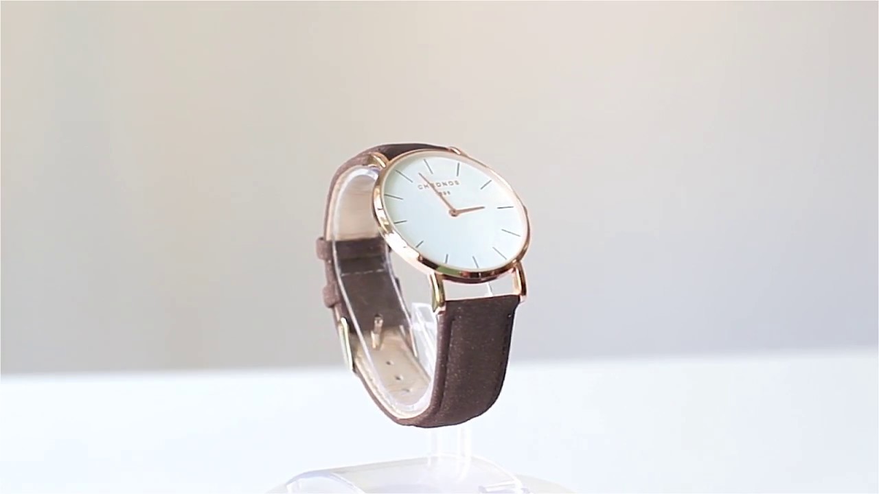 Chronos Unlimited 1898 Golden /brown strap/ - YouTube