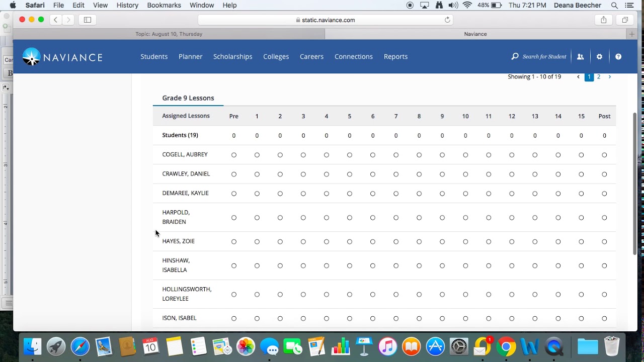 Naviance Check Progress - YouTube