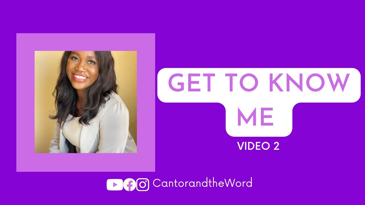 Get to know me video 2 - YouTube