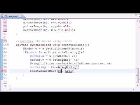Java Game Development - 35 - Using the Robot - YouTube