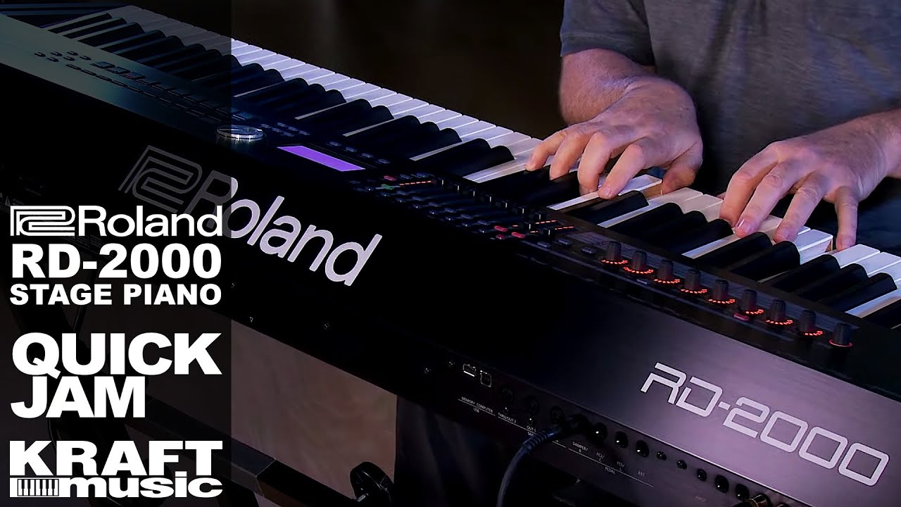 Roland RD-2000 Stage Piano - Quick Jam with Scott Tibbs - YouTube