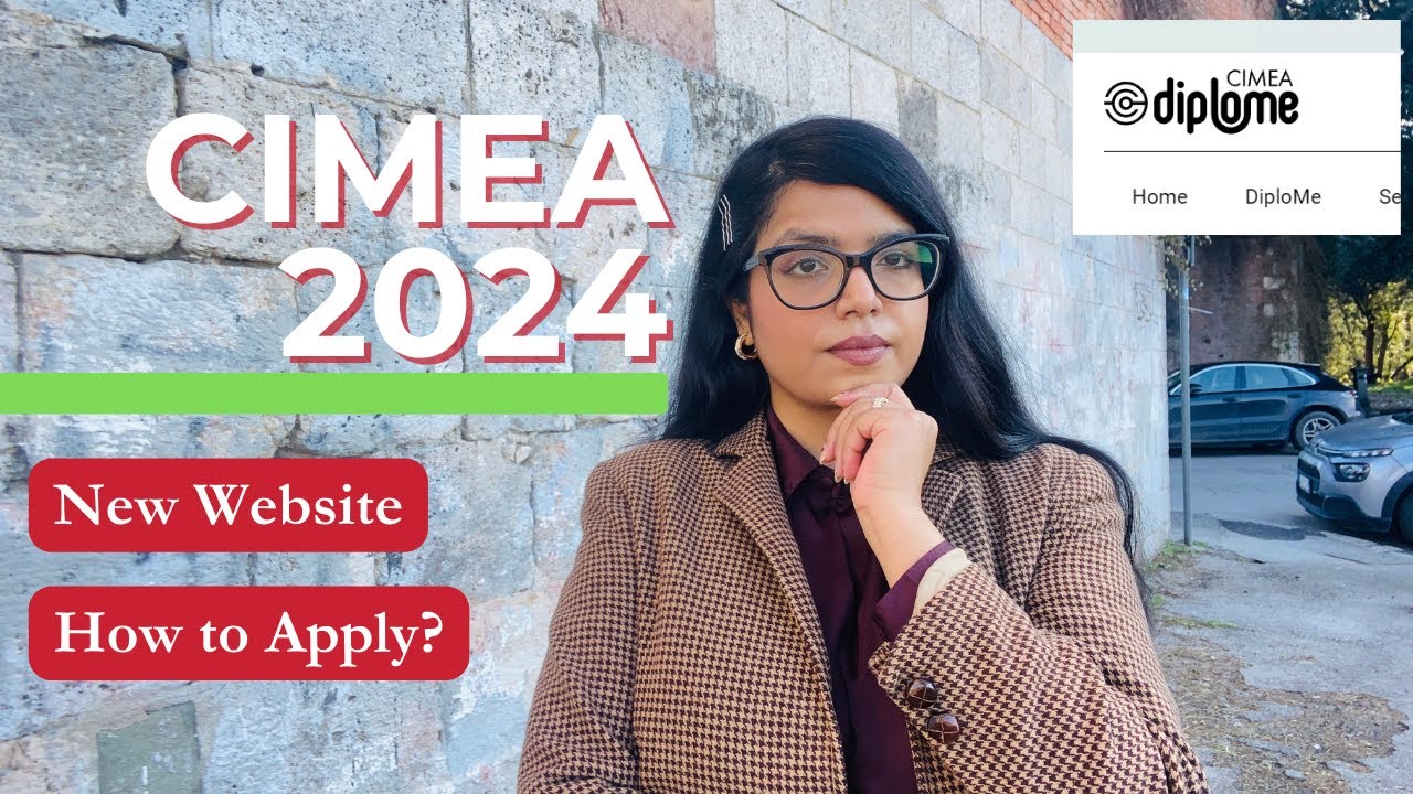 How to use CIMEA New website 2024, Apply CIMEA - YouTube