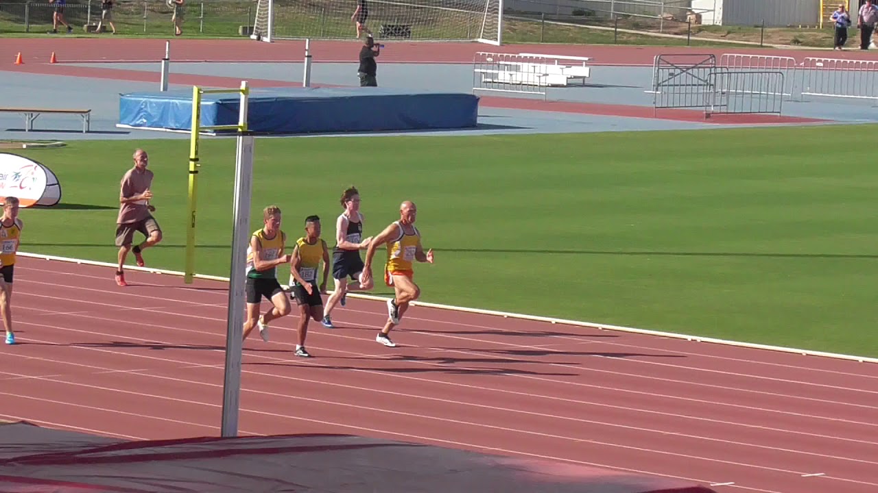 AACT Down Under Invite 20th Jan 19 - 100m B race Ken Telfer 12.44 - YouTube