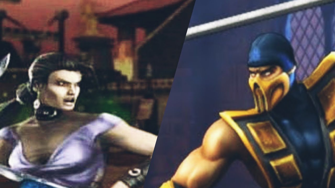 Kitana vs Scorpion _ Mortal Kombat Armageddon - YouTube