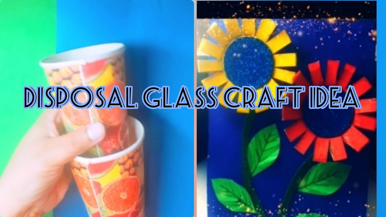 Wonderful Recycle diy craft |How to make flowers from Desposal paper ...