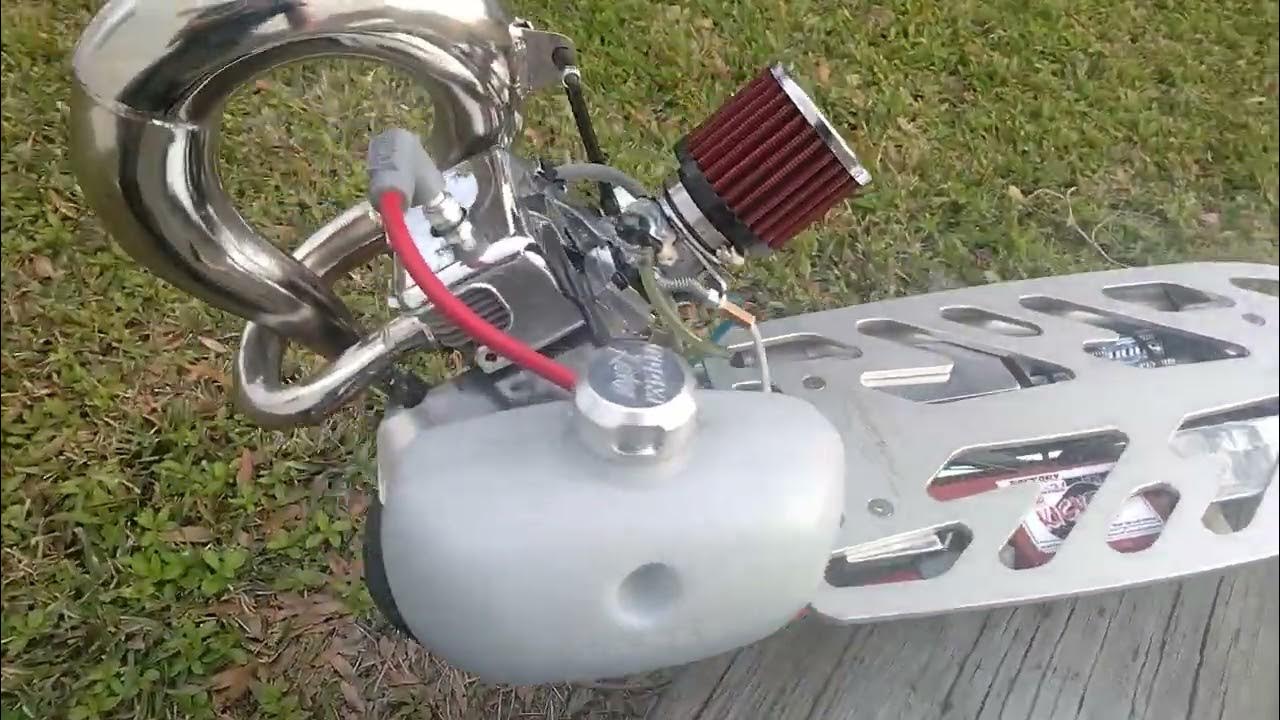 Goped sport with MSD kicker ignition running - YouTube