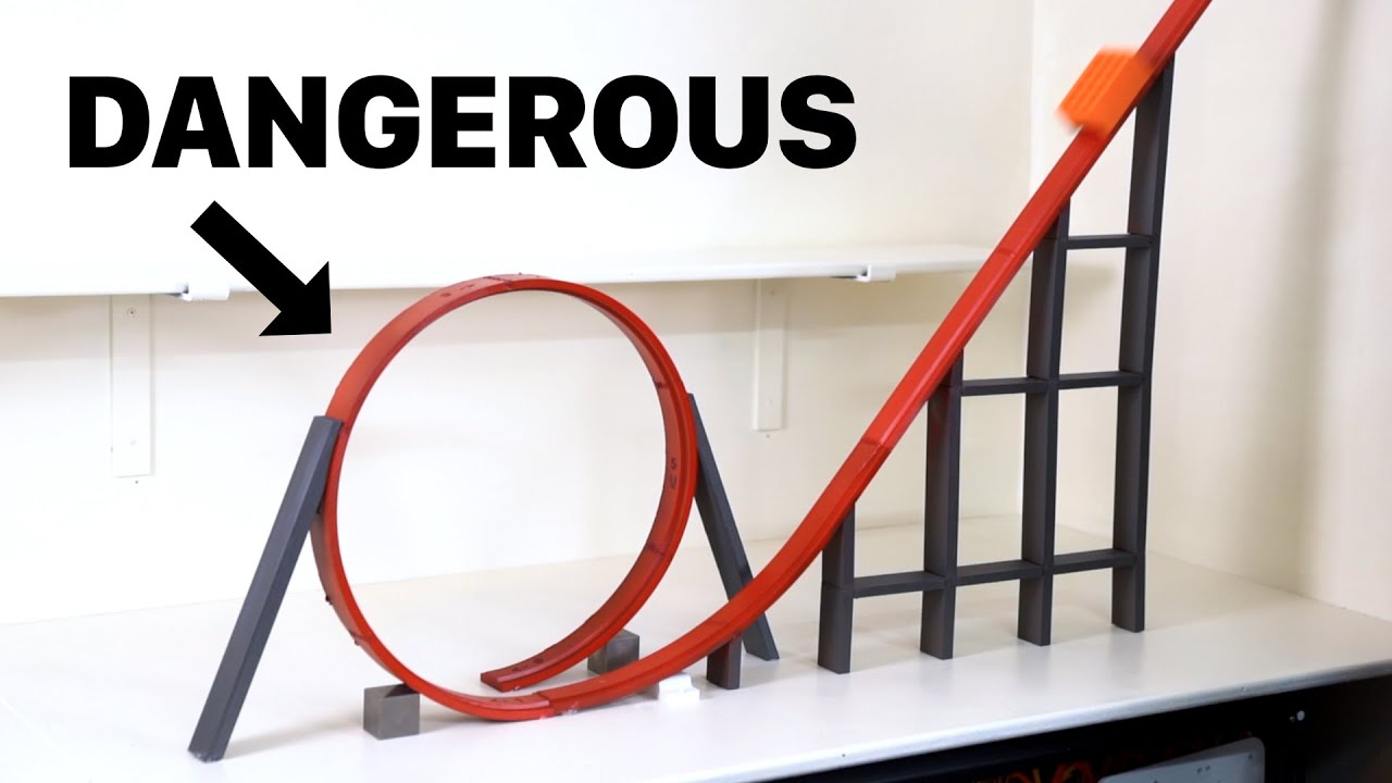 Why roller coaster loops AREN'T perfect circles... - YouTube