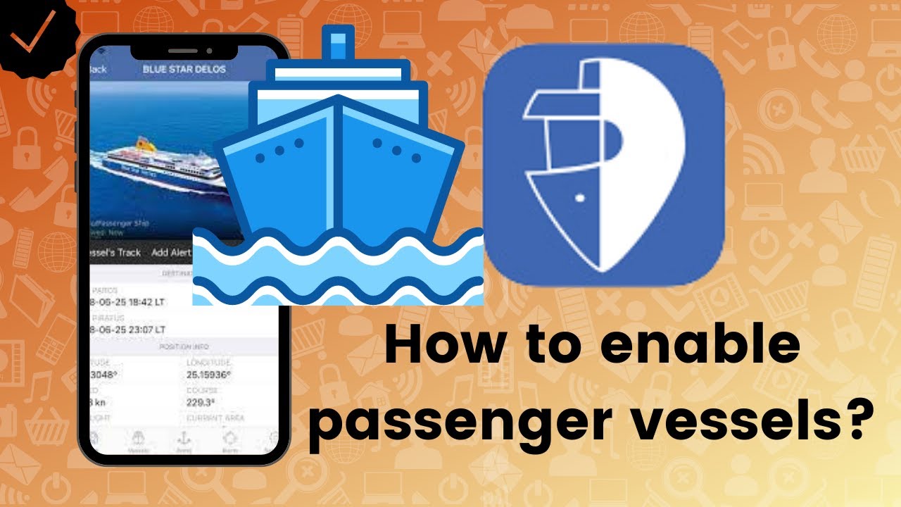 How to enable passenger vessels in MyShip Tracking? - YouTube