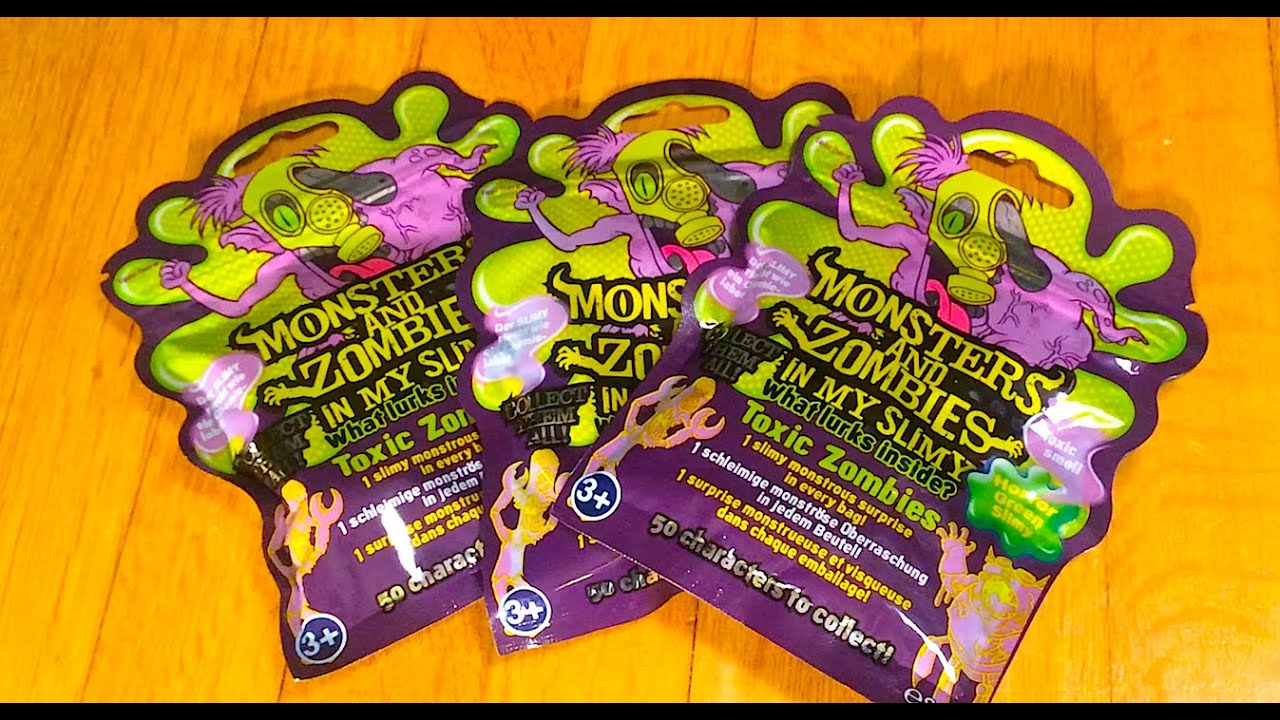 What´s inside?? Unboxing Slimy Monsters and Zombies in my Slime Toxic ...