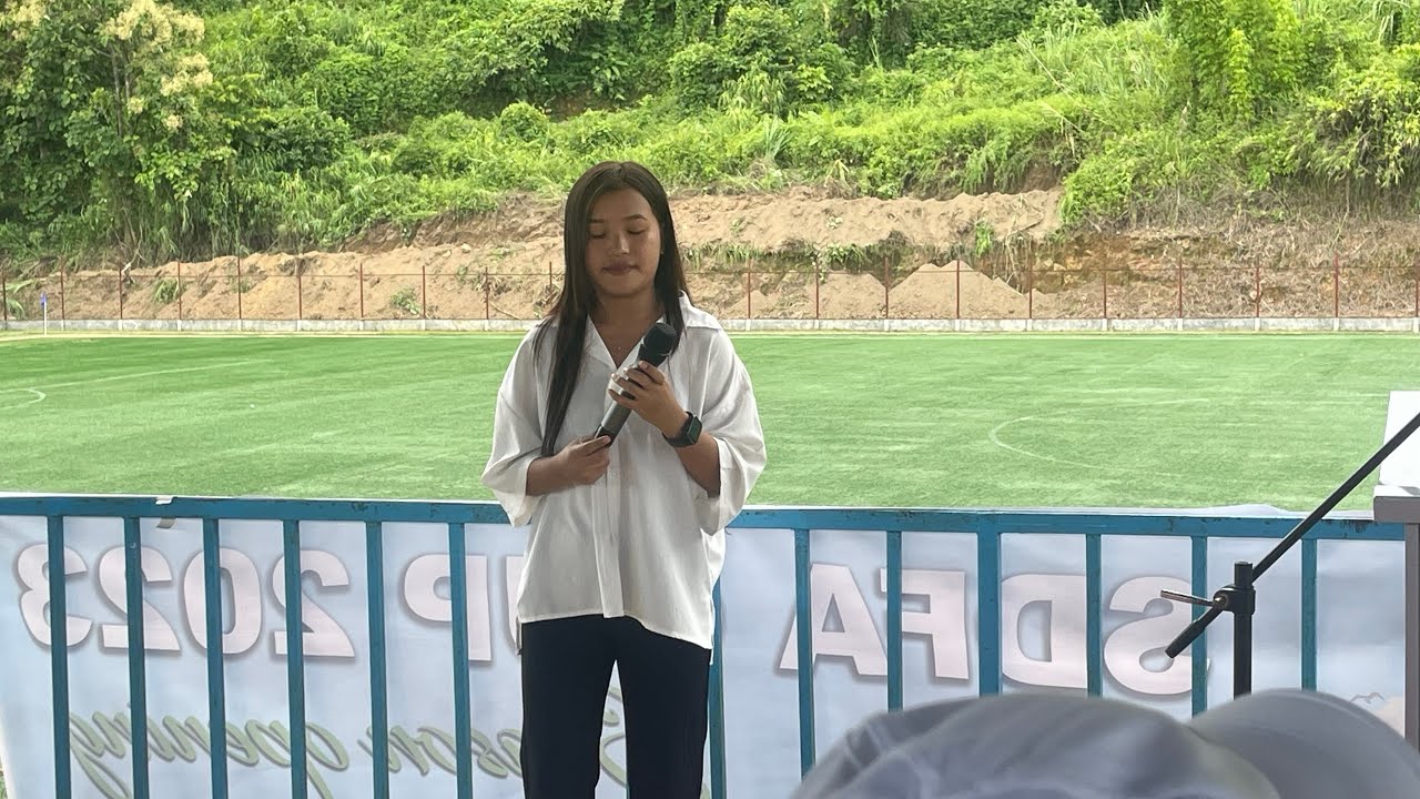 Rovina Khaimeichho performed at 7th SDFA CUP-2023 Opening Function ...