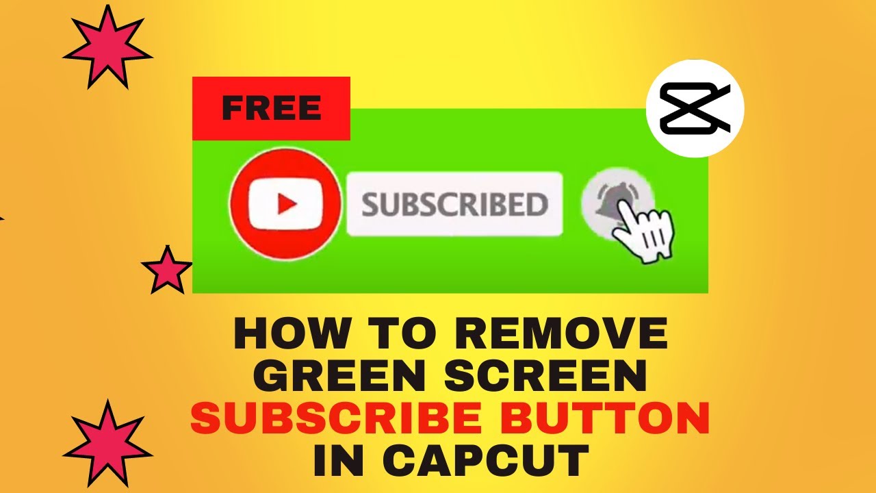 Green Screen Animated Subscribe Button | How To Remove - YouTube