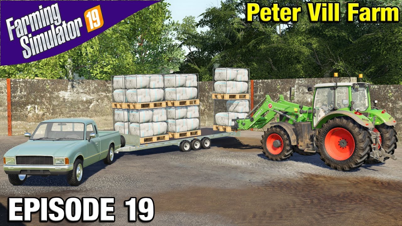 SELLING WOOL Farming Simulator 19 Timelapse - Peter Vill Farm FS19 ...