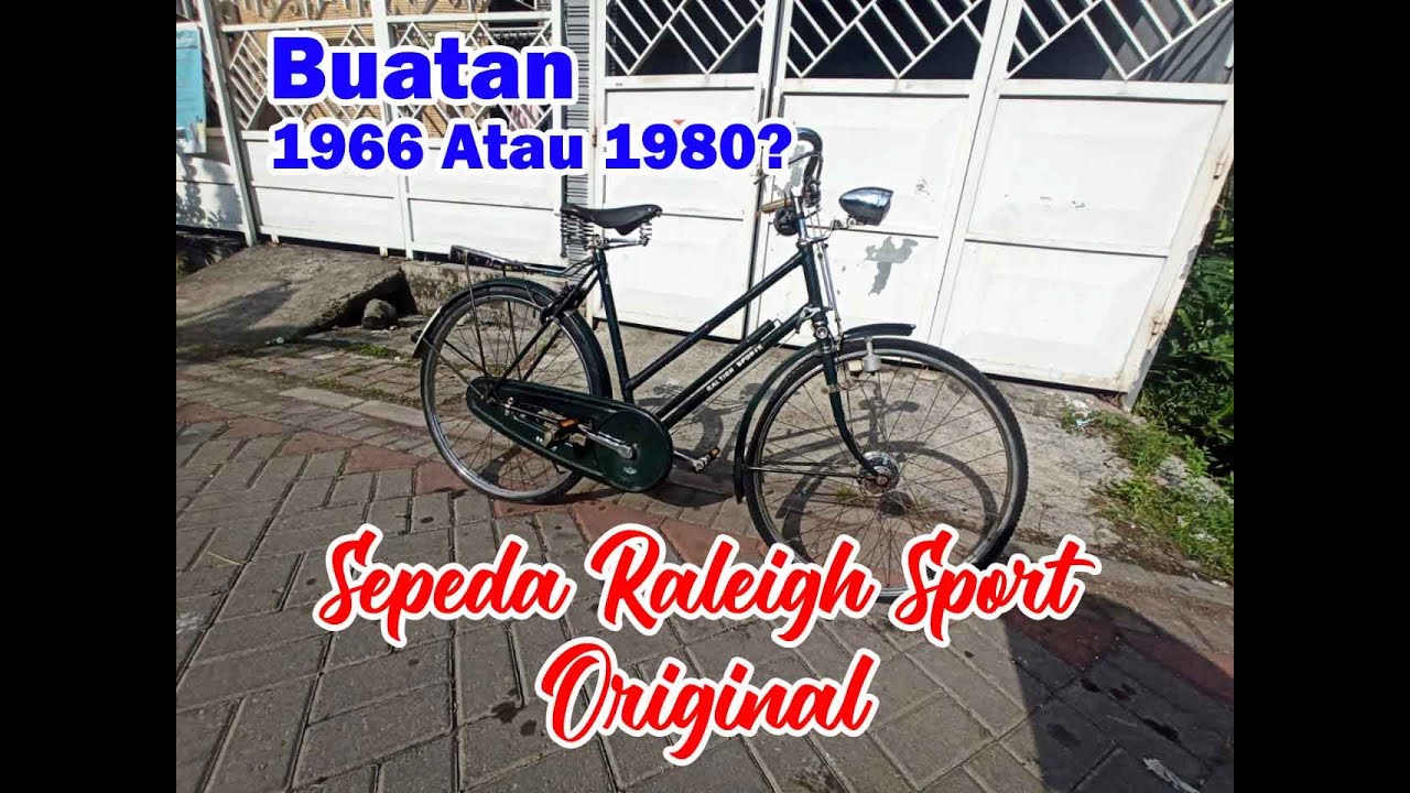 Sepeda Raleigh Jengki Original | Semua Part Raleigh Industry - YouTube