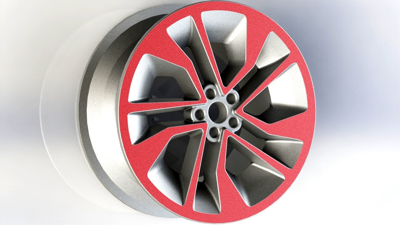 Solidworks: Wheel (2) - YouTube