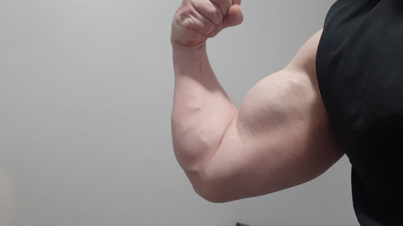 BODYBUILDING MUSCLE FLEXING MASSIVE FOREARMS BICEPS TRICEPS - YouTube