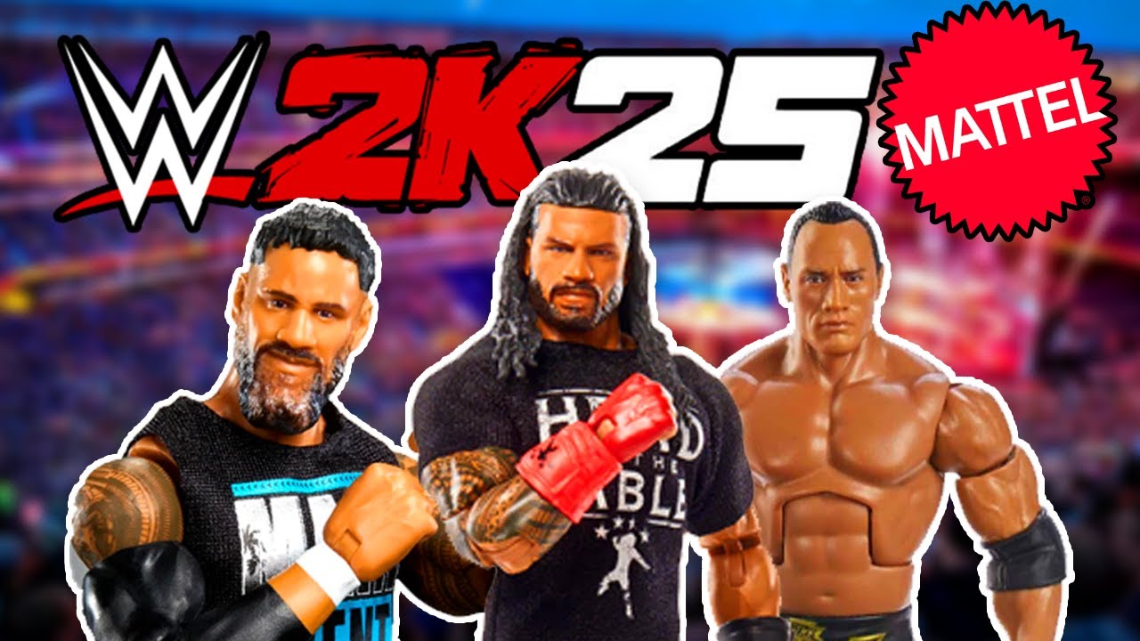 WWE 2K25 MATTEL ACTION FIGURE SHOWDOWN! - YouTube