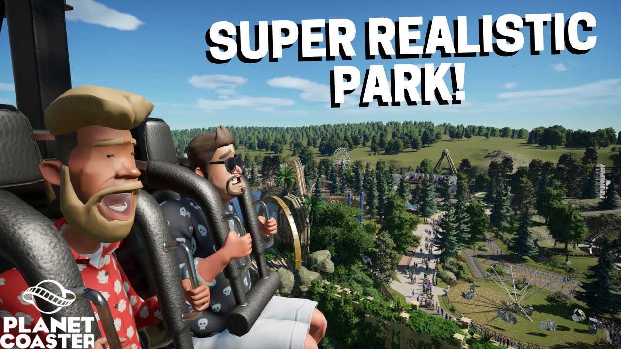 A Hugely REALISTIC Park With Superb Theming! | Planet Coaster | Park ...
