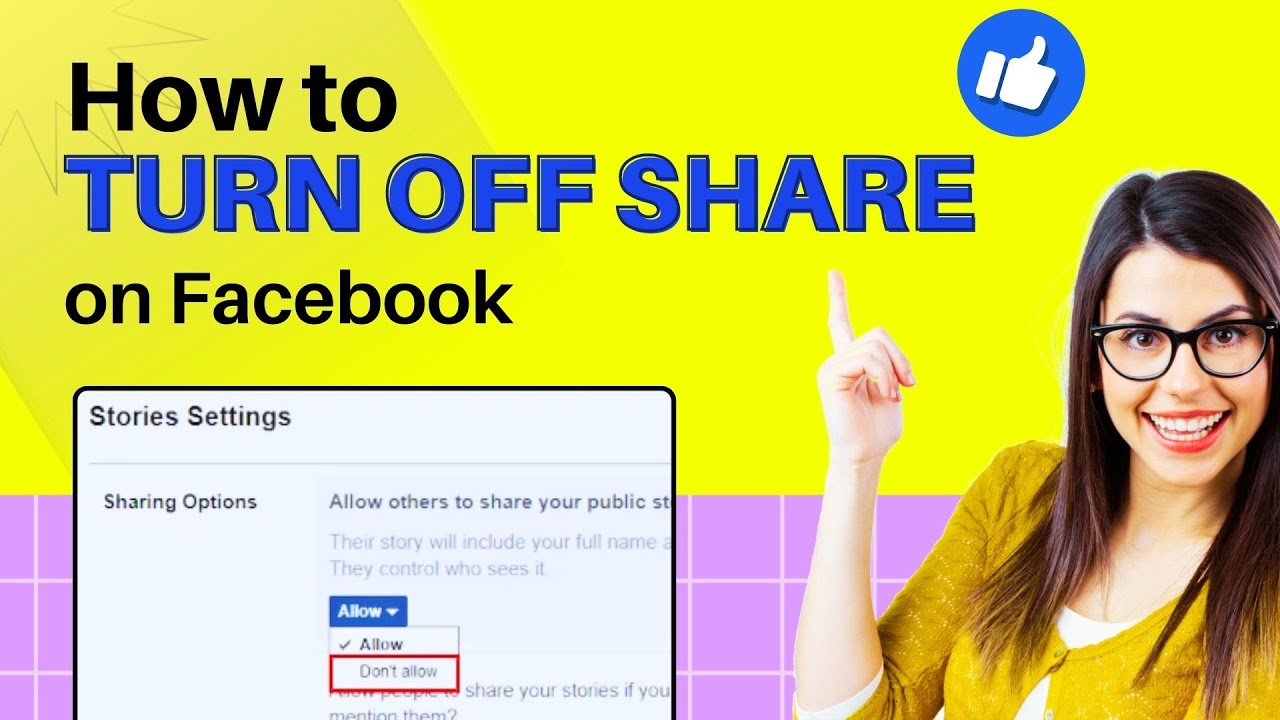 How to Turn Off Share on Facebook 2024 [Quick Guide] - YouTube