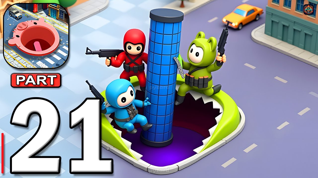 Hole.io - Gameplay Walkthrough Part 21 - Swallow Everything & Dominate ...