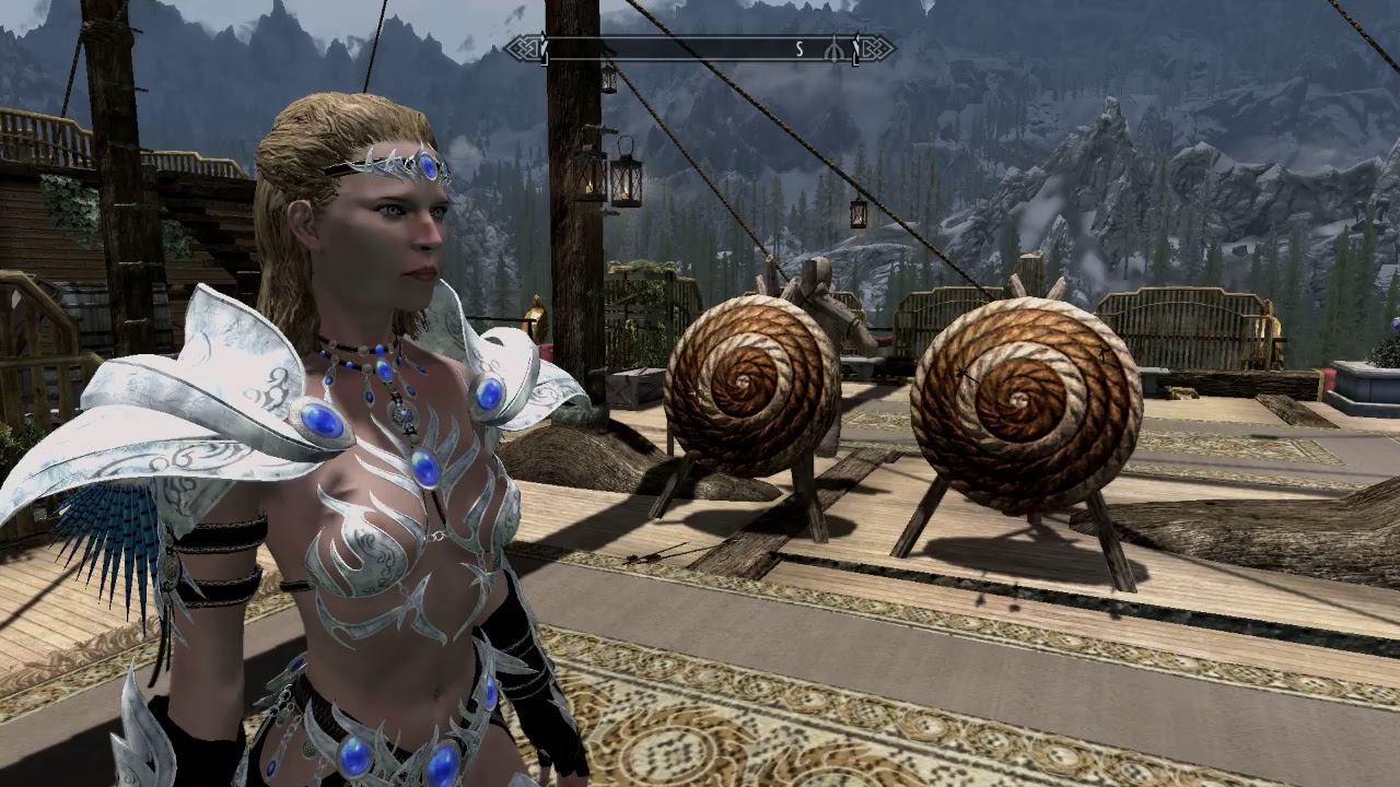 スカイリム MOD導入してみたw [RUSSIAN] Silverlight Armor by Jojjo - YouTube