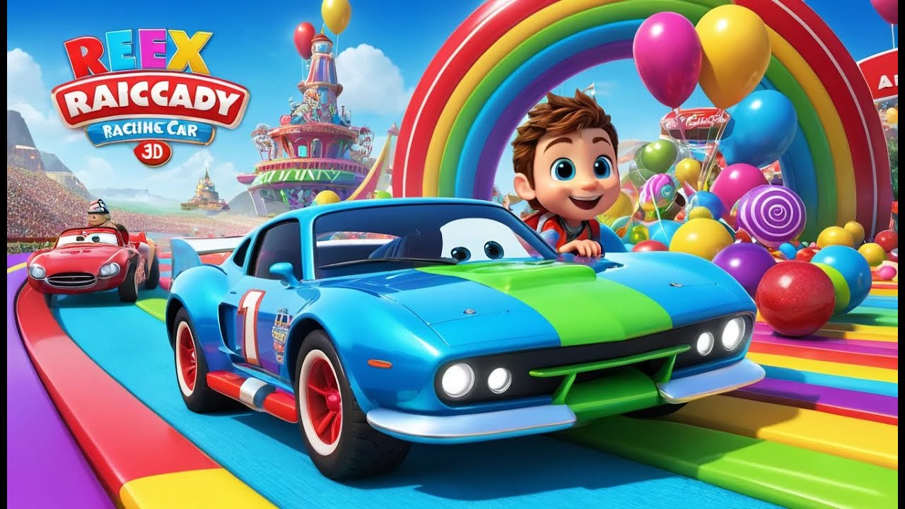 Racing Rex and the Hot Wheels Rally | Fun Dinosaur Song for Kids ...