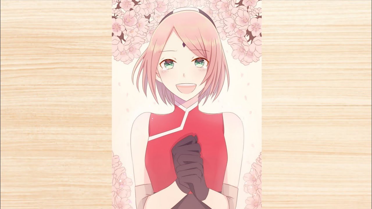 How to draw Sakura Haruno drawing step by step | easy way to draw for ...