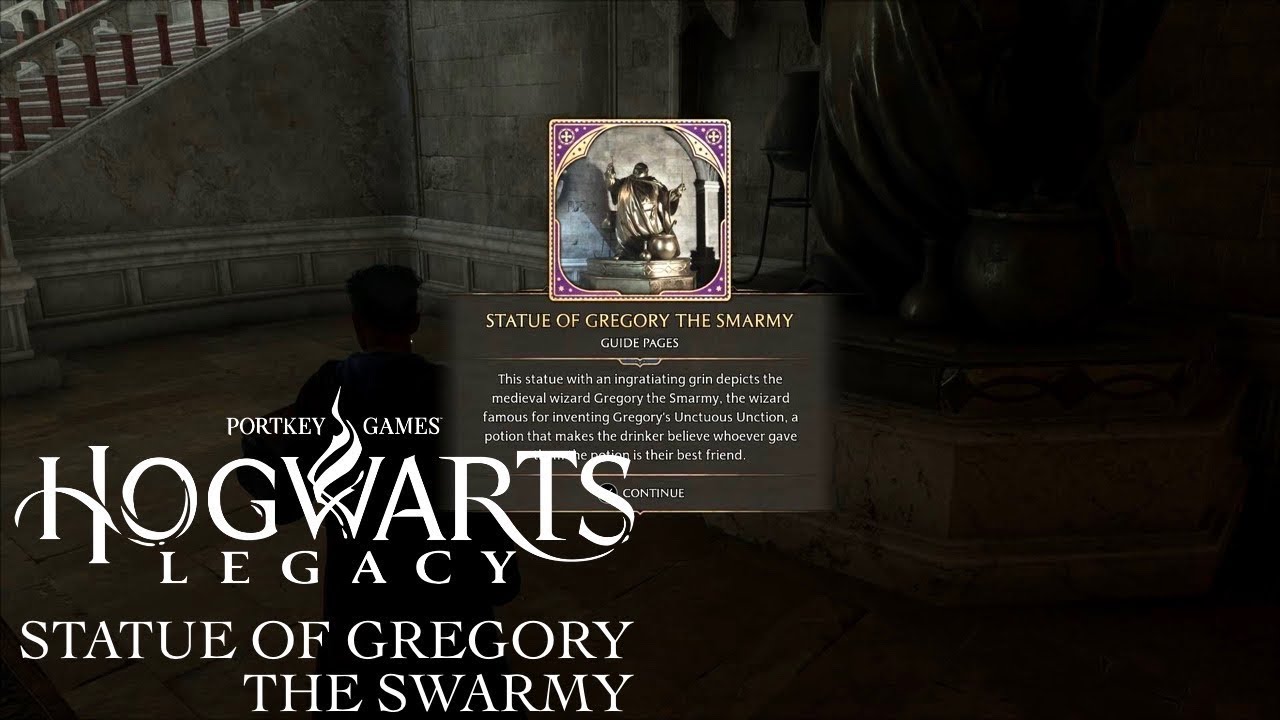 Hogwarts Legacy - Statue of Gregory the Smarmy (FIXED) - Field Guide ...