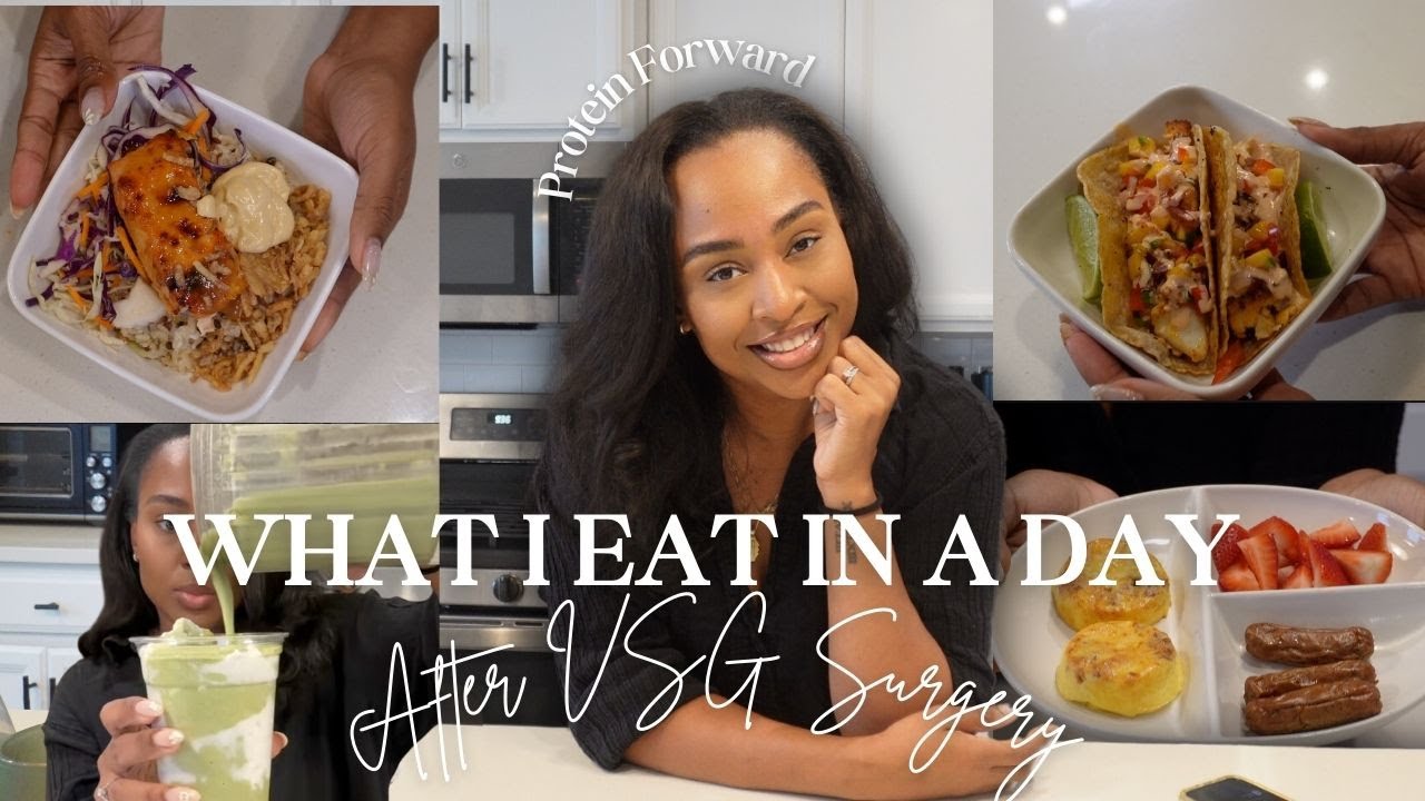 What I Eat in a Day | Easy Protein Forward Meals After Bariatric ...