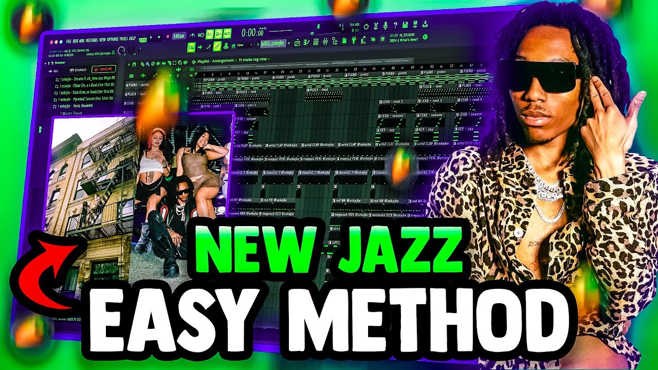 How to EASILY make NEW JAZZ BEATS for LIL TECCA with THIS METHOD! | FL ...