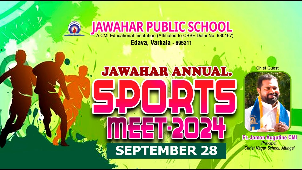 JAWAHAR ANNUAL SPORTS MEET 2024 | INAUGURATION | JAWAHAR PUBLIC SCHOOL ...