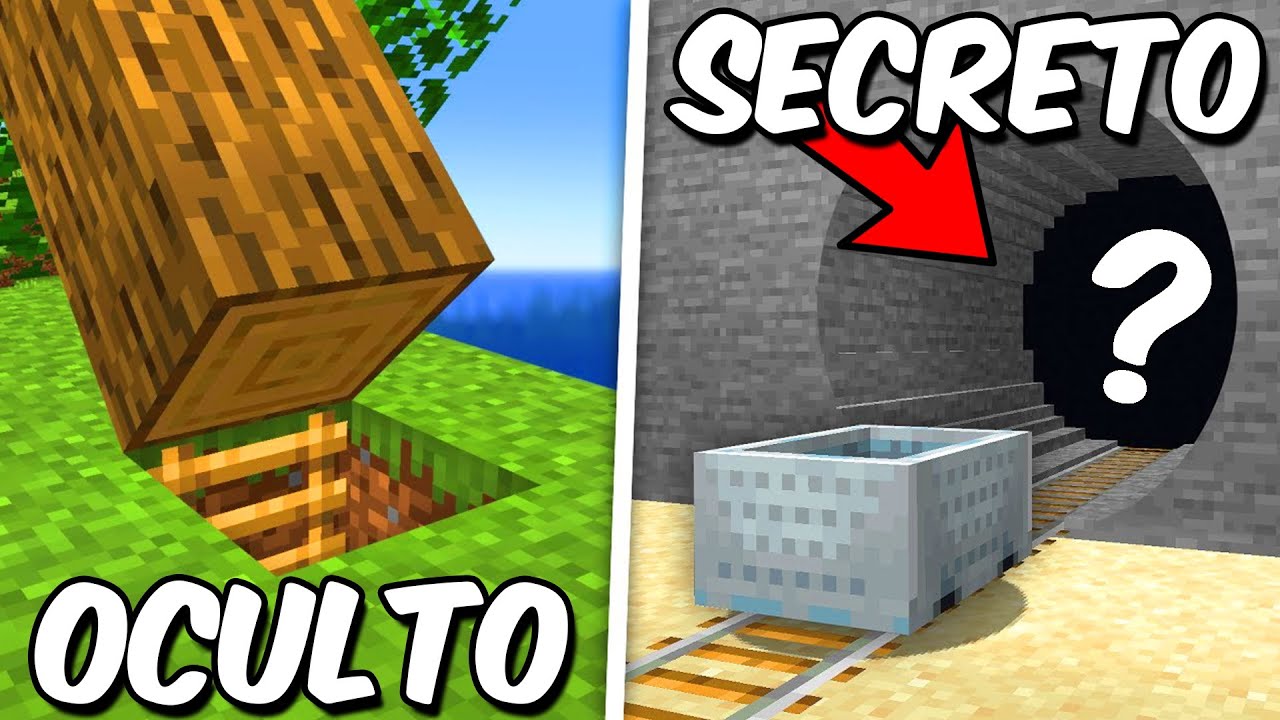 Formas INCREÍBLES de Ocultar tu Base Secreta - YouTube