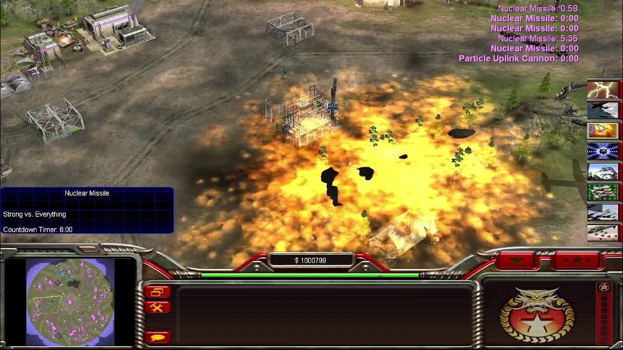 1 CHINA HACKER vs 7 USA Army | Command & Conquer Generals Zero Hour ...