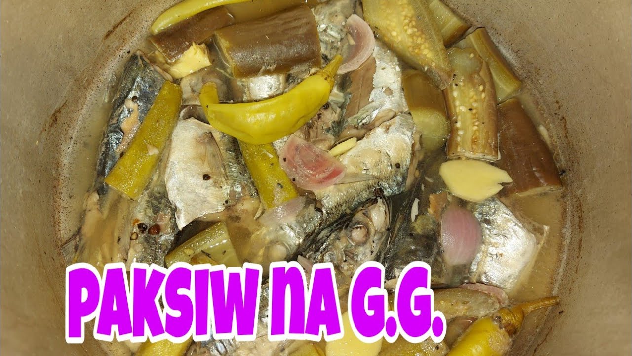How to cook paksiw na galunggong | Paksiw - YouTube