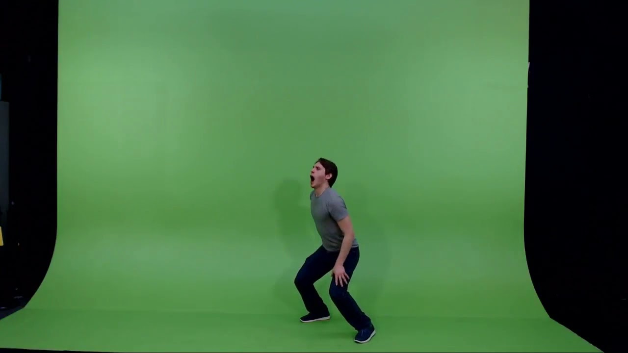 Jerma Green Screen Picking stuff up - YouTube