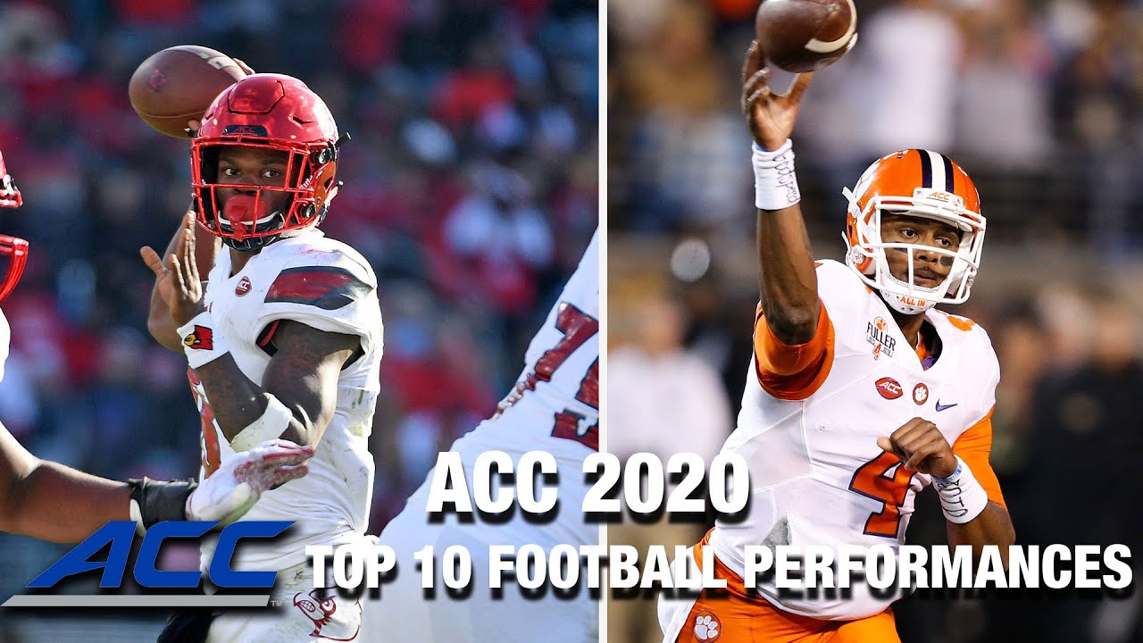 ACC 2020 | Top 10 Football Performances Since 2000 - YouTube