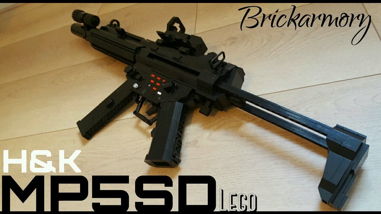 LEGO H&K MP5SD - YouTube