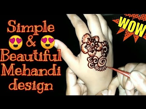 EID SPECIAL Simple Mehandi Design | mailanji designs | Latest mehandi ...