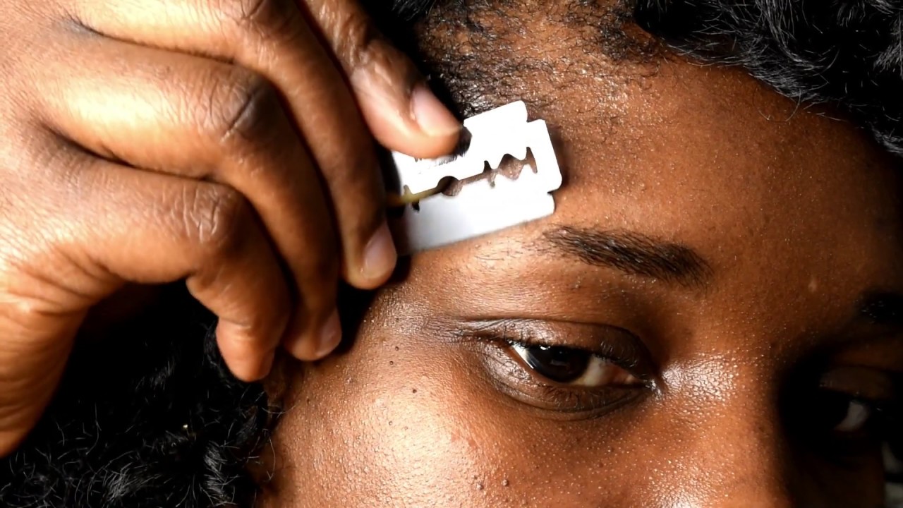 HOW TO CARVE EYEBROWS | QUICK AND EASY METHOD WITH RAZOR |Niella ...