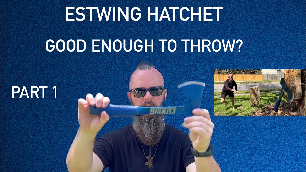 Throwing hatchet? Estwing hatchet throwing review #axethrowing #axe # ...