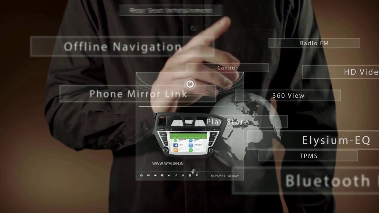 Alien Android Infotainment - YouTube
