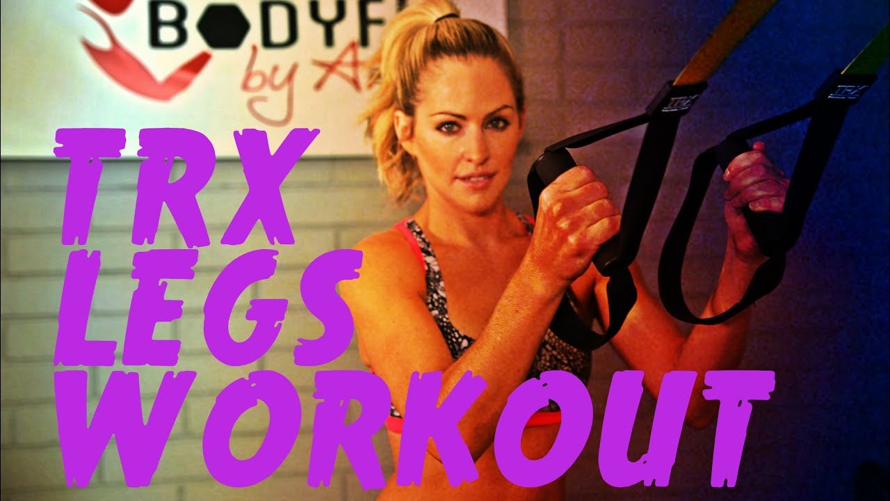 15 Minute TRX Legs Workout: Home Suspension Trainer Workout for Thighs ...
