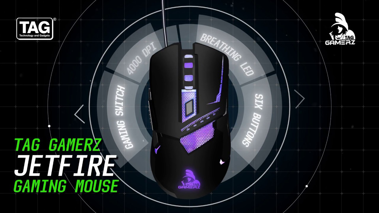 TAG GAMING MOUSE JETFIRE - YouTube
