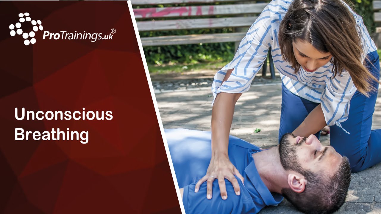 Unconscious Breathing from Student First Aid for Free Course - YouTube