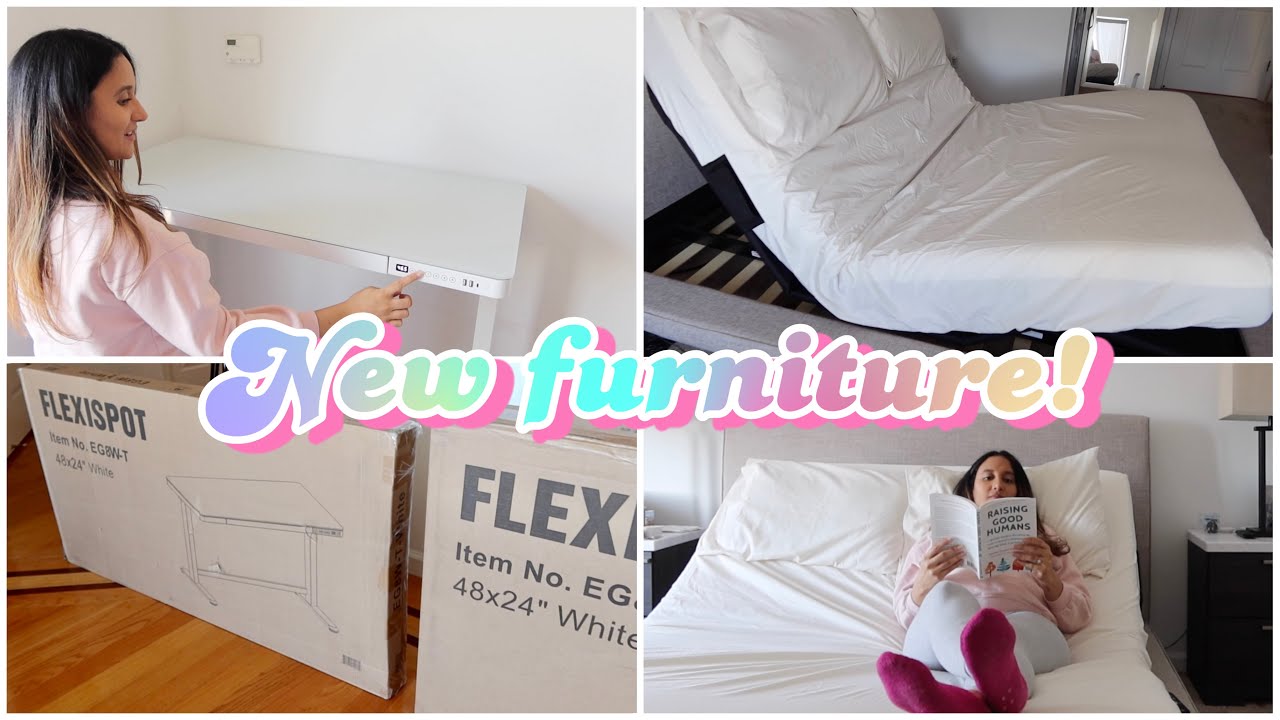 NEW FURNITURE BEFORE BABY COMES/ FLEXISPOT S3 adjustable bed ...