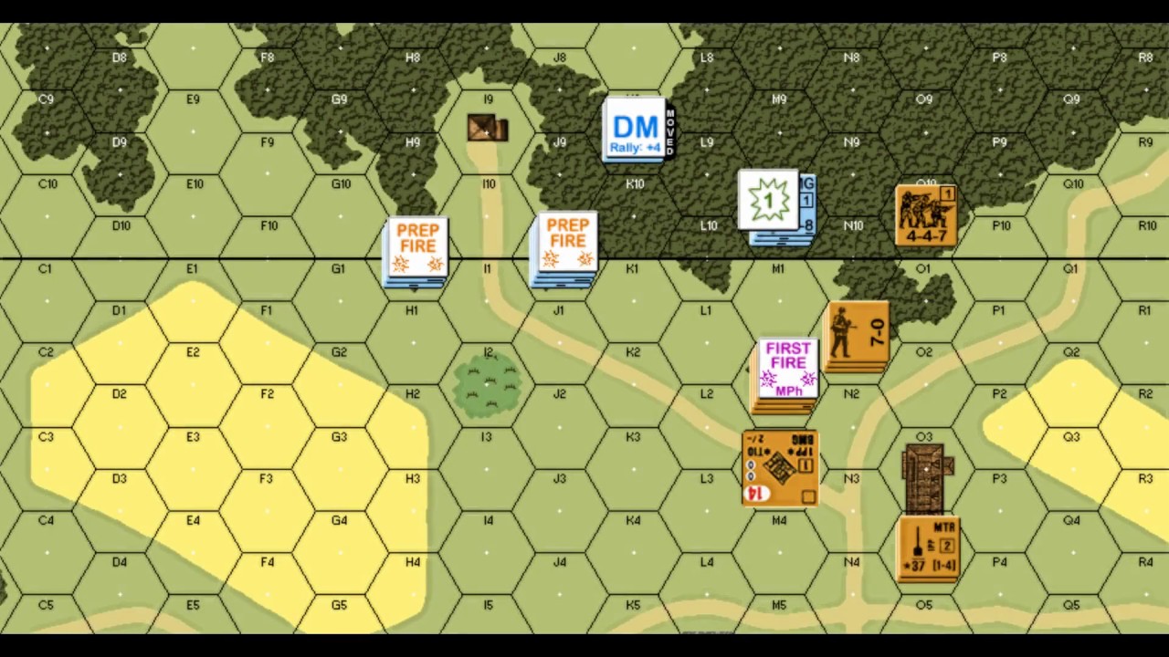 Advanced Squad Leader Tutorial - First Fire, Subsequent First Fire and ...